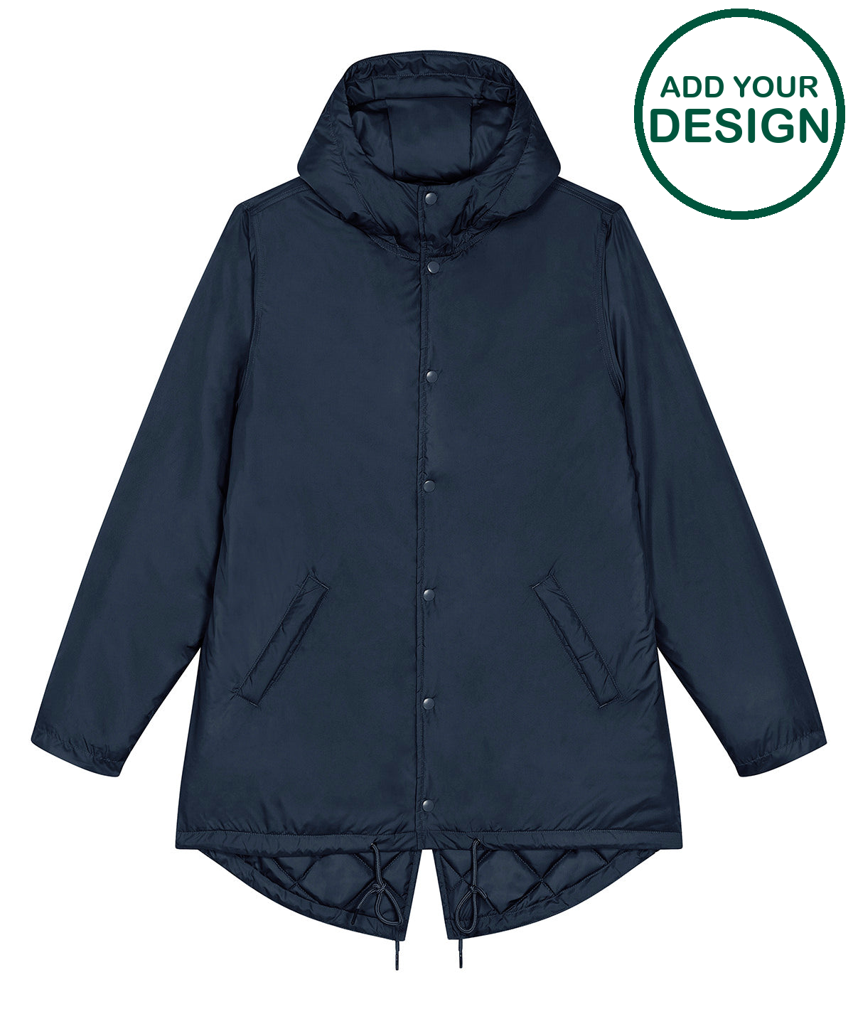 Stanley/Stella - Unisex padded parka jacket (STJU841) - French Navy - – Workwear Superstore