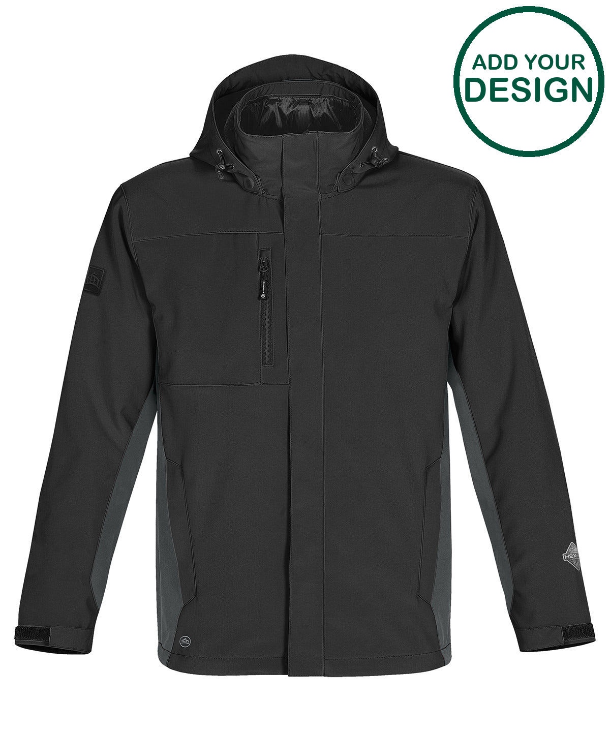 Stormtech - Atmosphere 3-in-1 jacket - Black/Granite - Add Your Design – Workwear Superstore