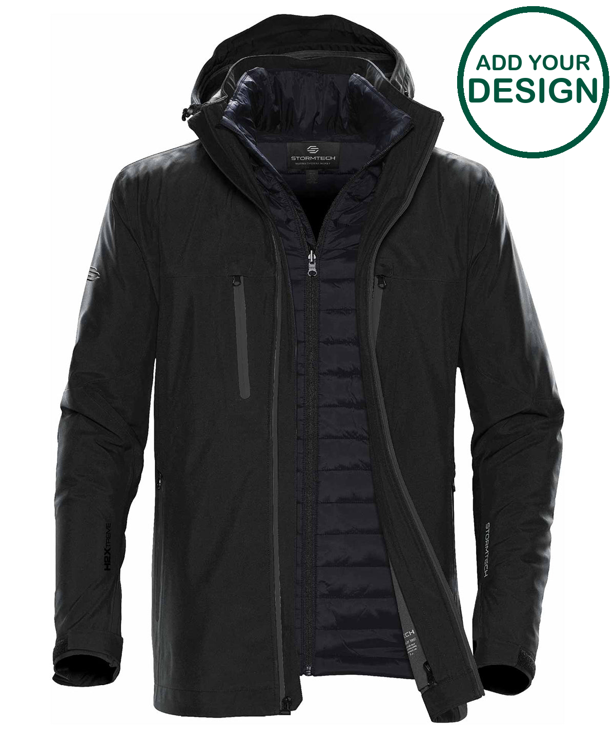 Stormtech - Matrix system jacket - Black/Carbon - Add Your Design/Logo – Workwear Superstore