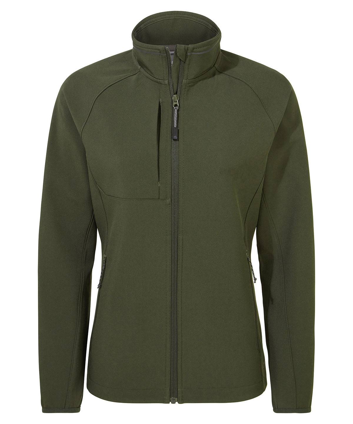 Craghoppers - Expert women’s Basecamp softshell jacket - Dark Cedar | Workwear Superstore
