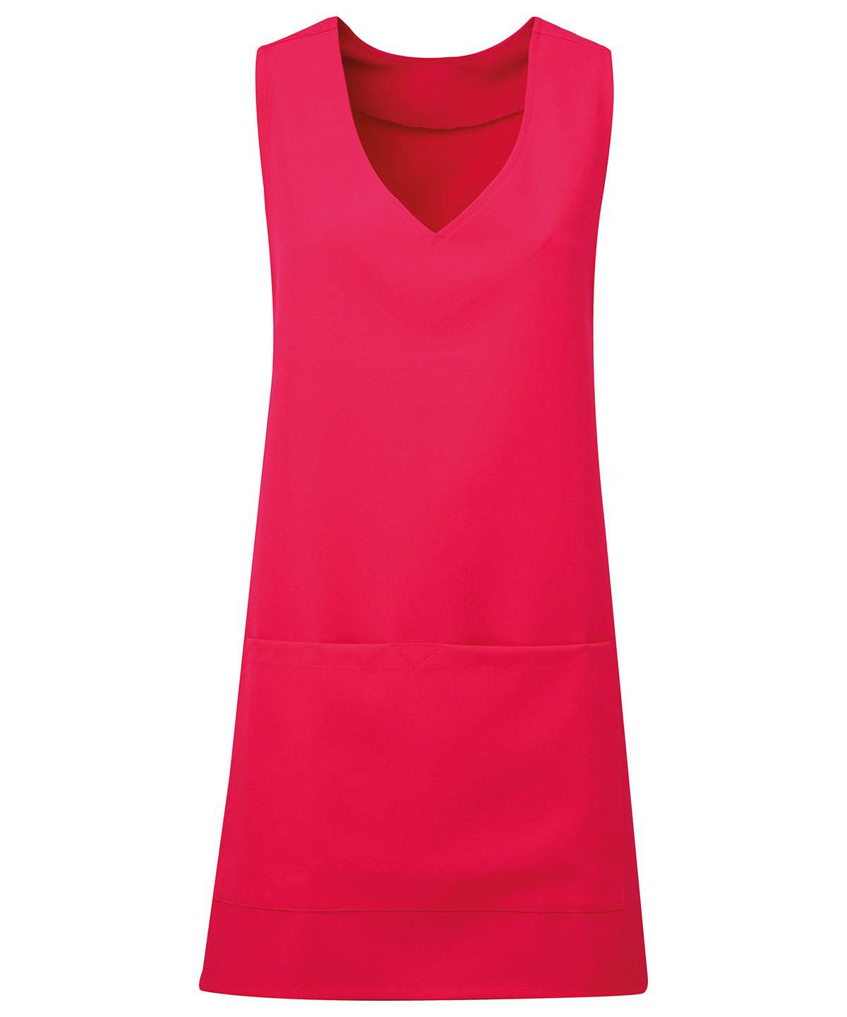 Premier - Wrap-around tunic - Hot Pink | Workwear Superstore