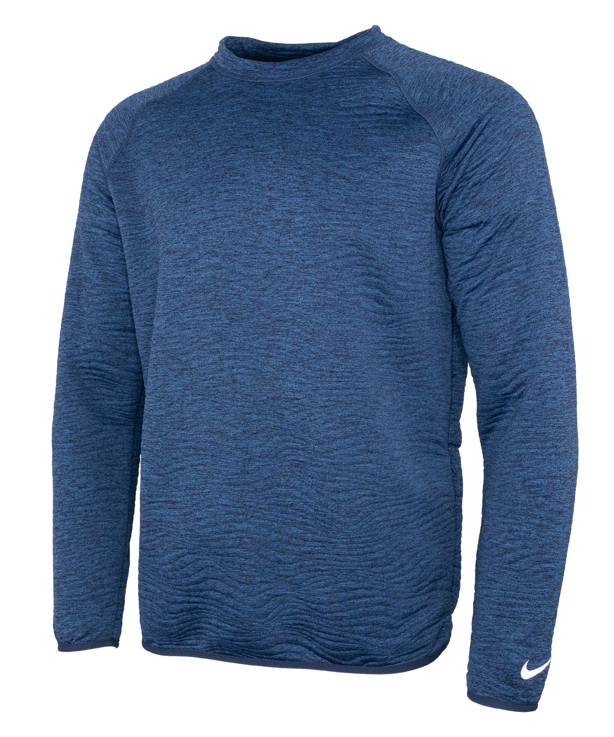 Nike - Nike Dri-FIT Tour crew quilted top - Midnight Navy/Midnight Nav ...