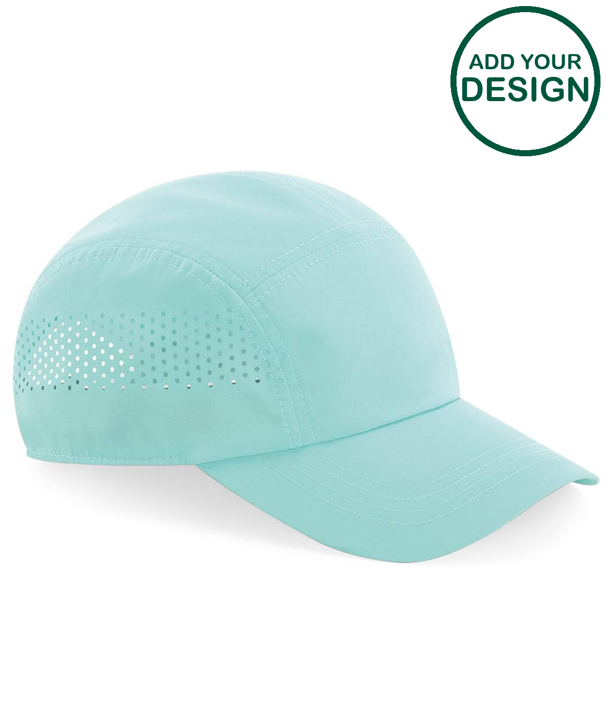 Beechfield - Technical running cap - Aqua - Add Your Design/Logo ...