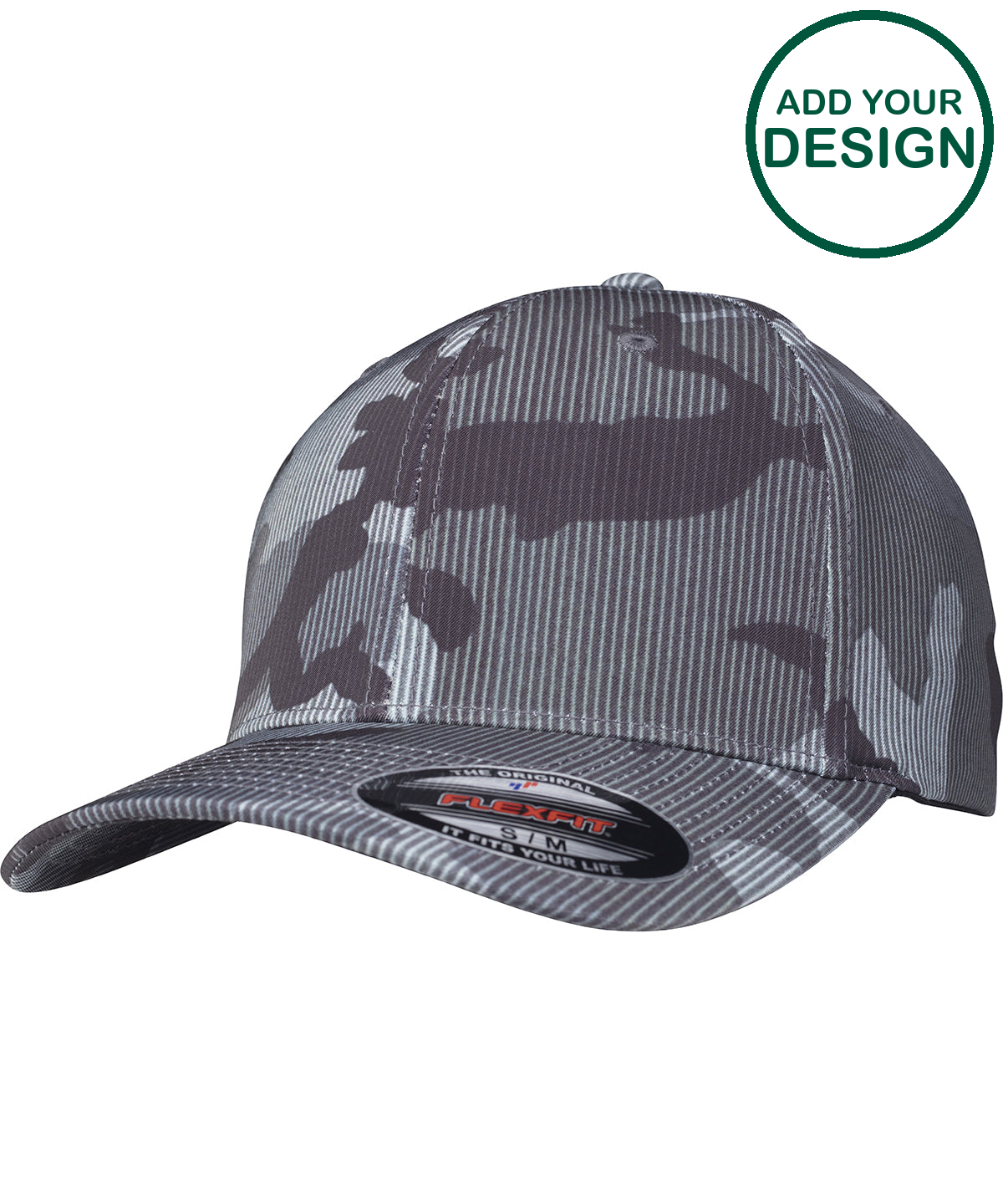 Flexfit by Yupoong - Flexfit camo stripe cap (6277CS) - Dark Camo - Ad ...