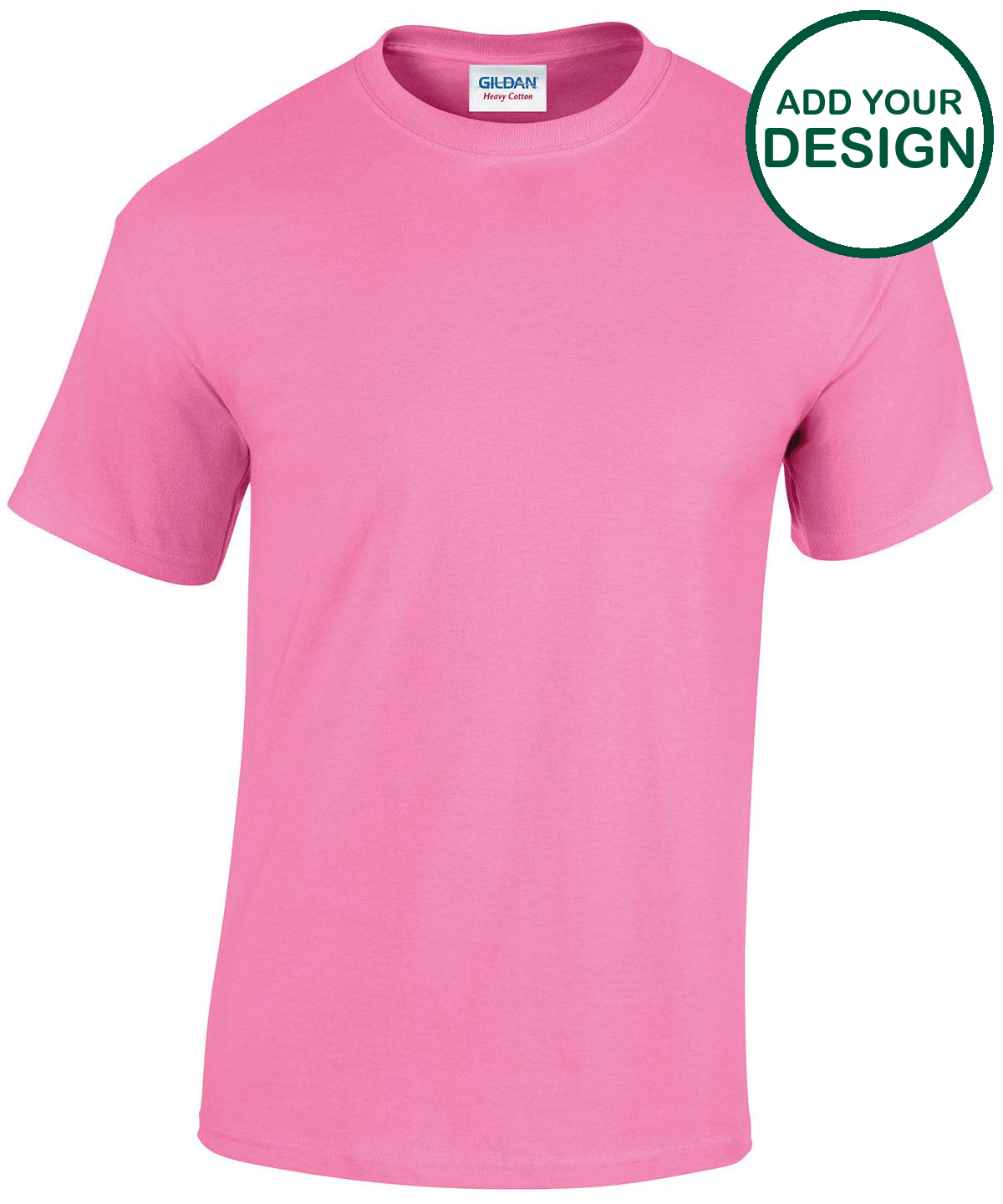 Gildan - Heavy Cotton adult t-shirt - Azalea - Add Your Design/Logo ...