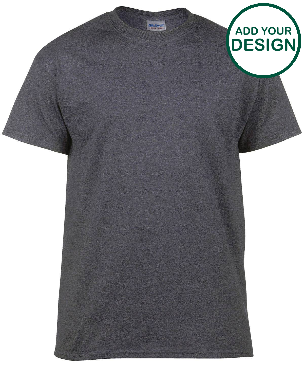 Gildan - Heavy Cotton adult t-shirt - Tweed - Add Your Design/Logo ...
