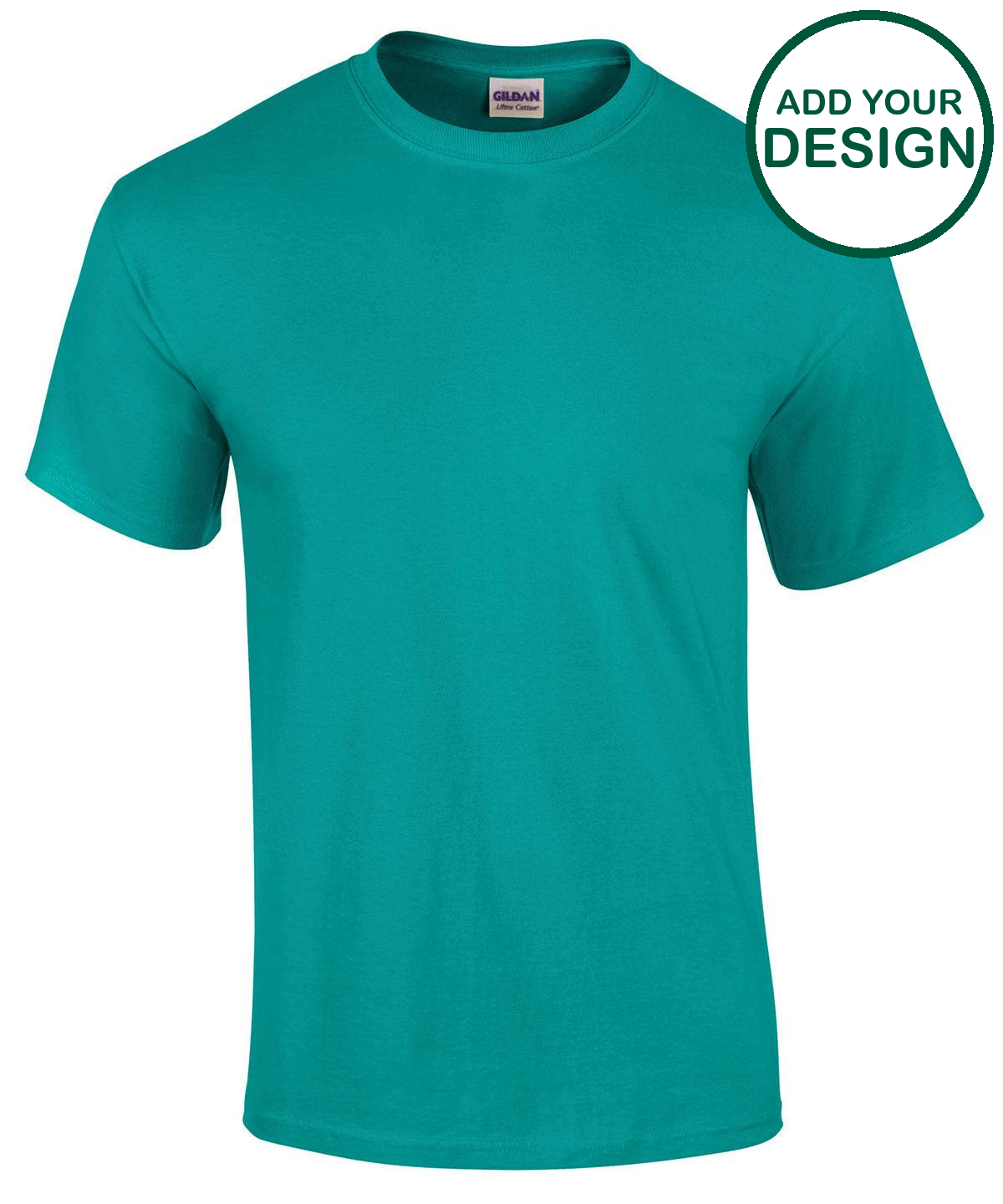 Gildan - Ultra Cotton adult t-shirt - Jade Dome - Add Your Design/Logo ...