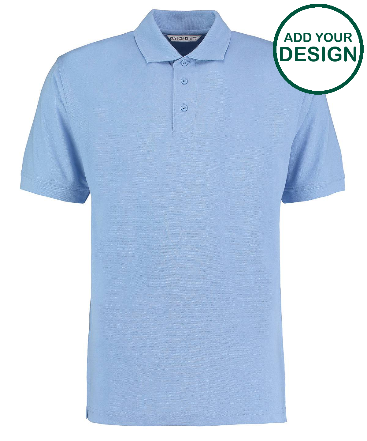 Kustom Kit - Klassic polo with Superwash® 60C (classic fit) - Light Bl ...