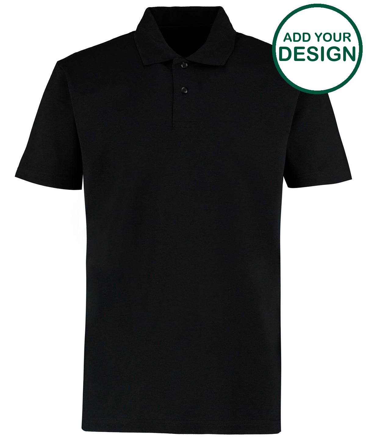 Kustom Kit - Workforce polo (regular fit) - Black - Add Your Design/Lo ...
