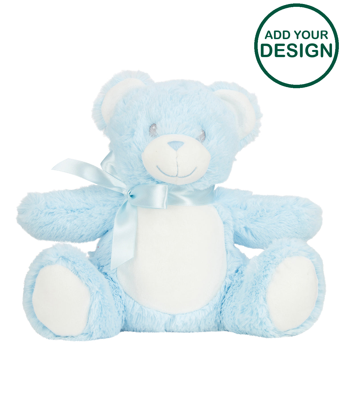 Mumbles - Printme mini teddy - Blue Teddy - Add Your Design/Logo ...