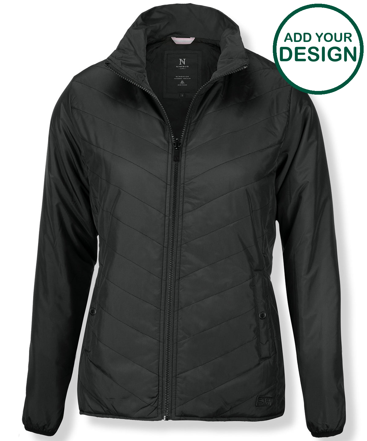 Nimbus - Women’s Kendrick – fashionable quilted jacket - Charcoal - Ad ...