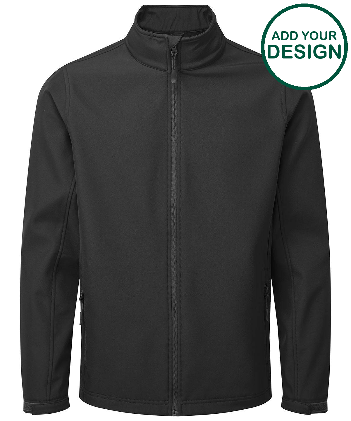 Premier - Windchecker® printable and recycled softshell jacket - Black ...