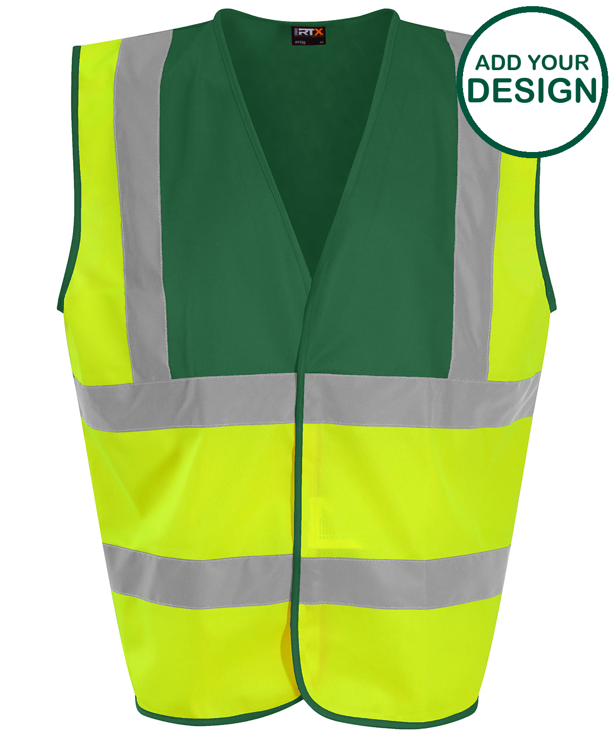 ProRTX High Visibility - Waistcoat - HV Yellow/Paramedic Green - Add Y ...