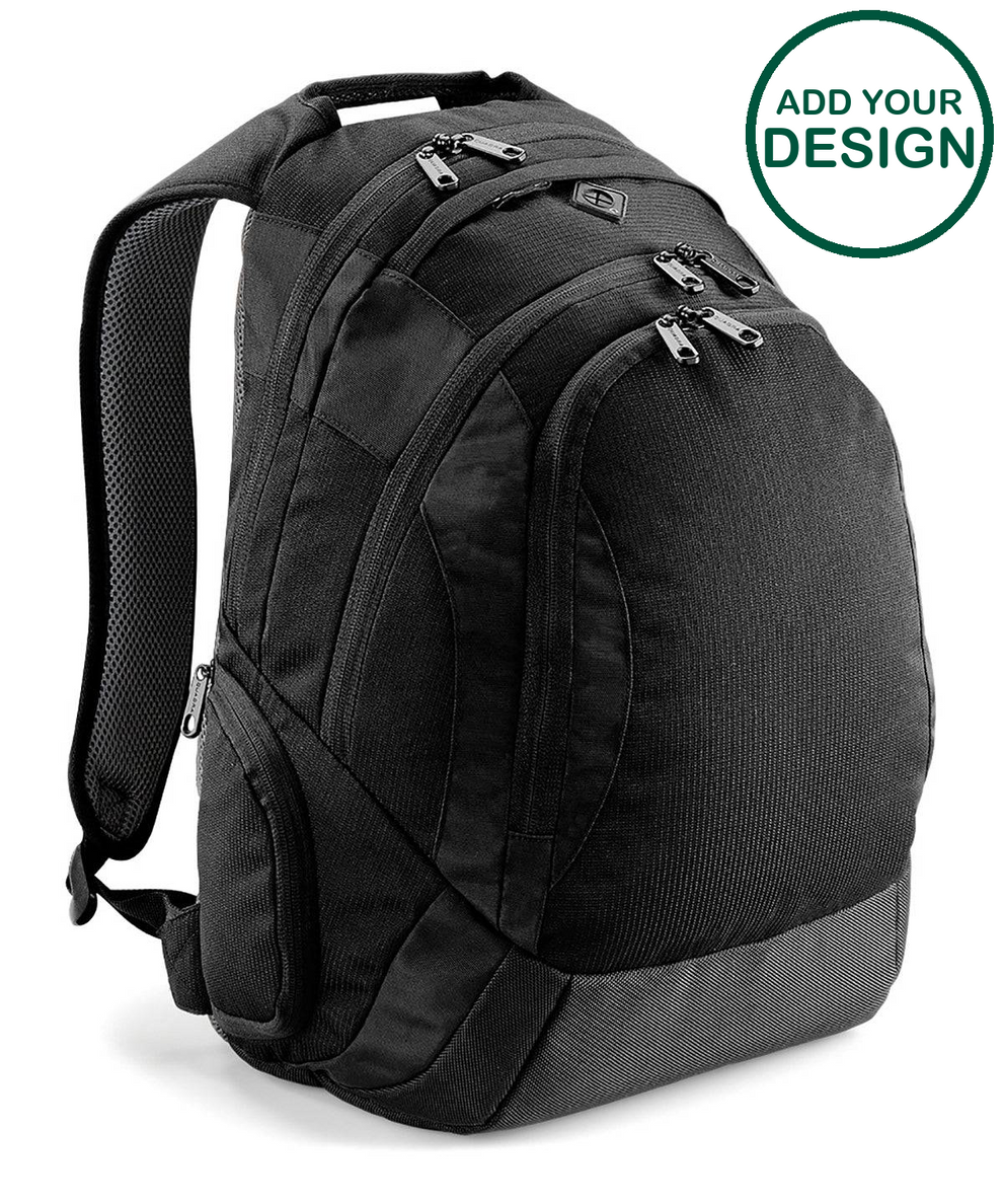 Quadra - Vessel laptop backpack - Black - Add Your Design/Logo ...