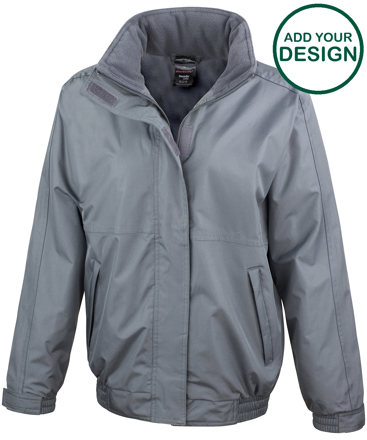 Result Core - Women's Core channel jacket - Grey - Add Your Design/Log ...