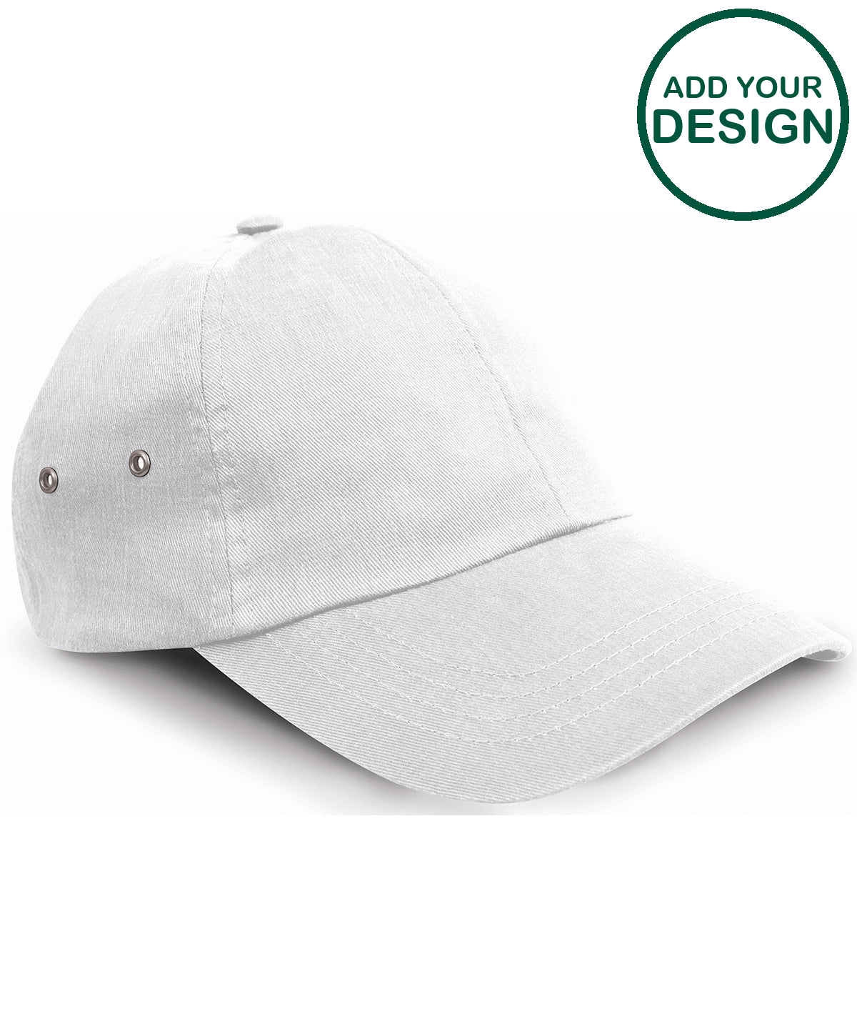Result Headwear - Plush cap - White - Add Your Design/Logo – Workwear ...