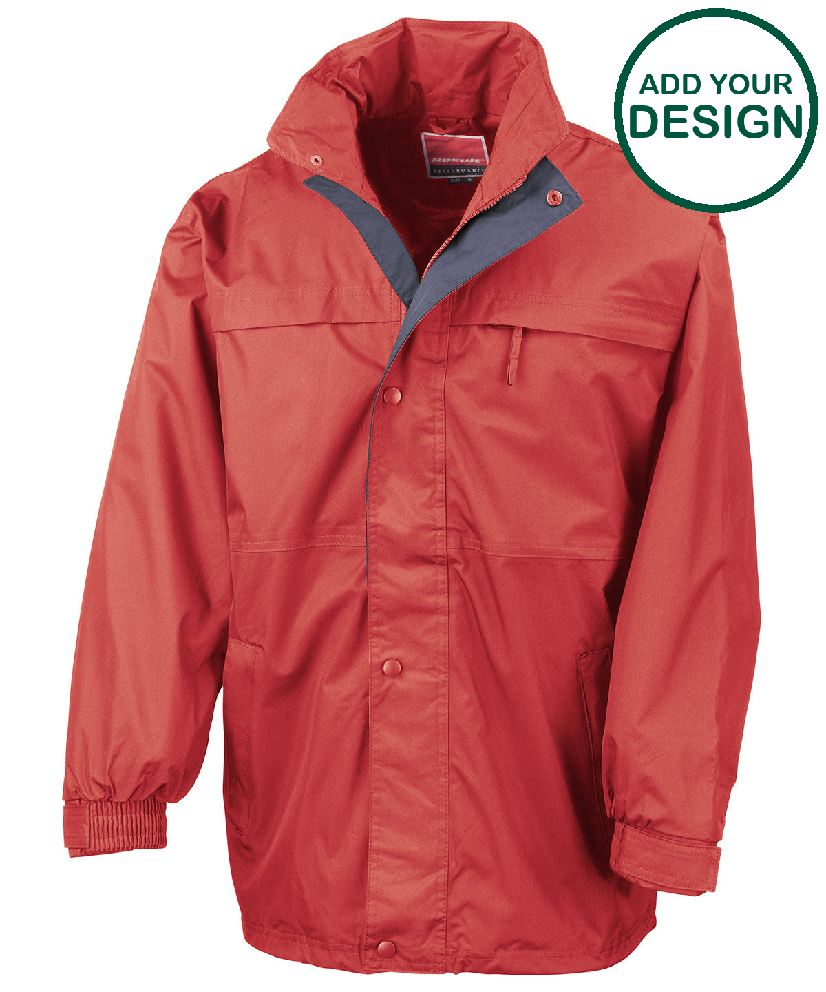 Result - Multi-function midweight jacket - Red/Navy - Add Your Design ...