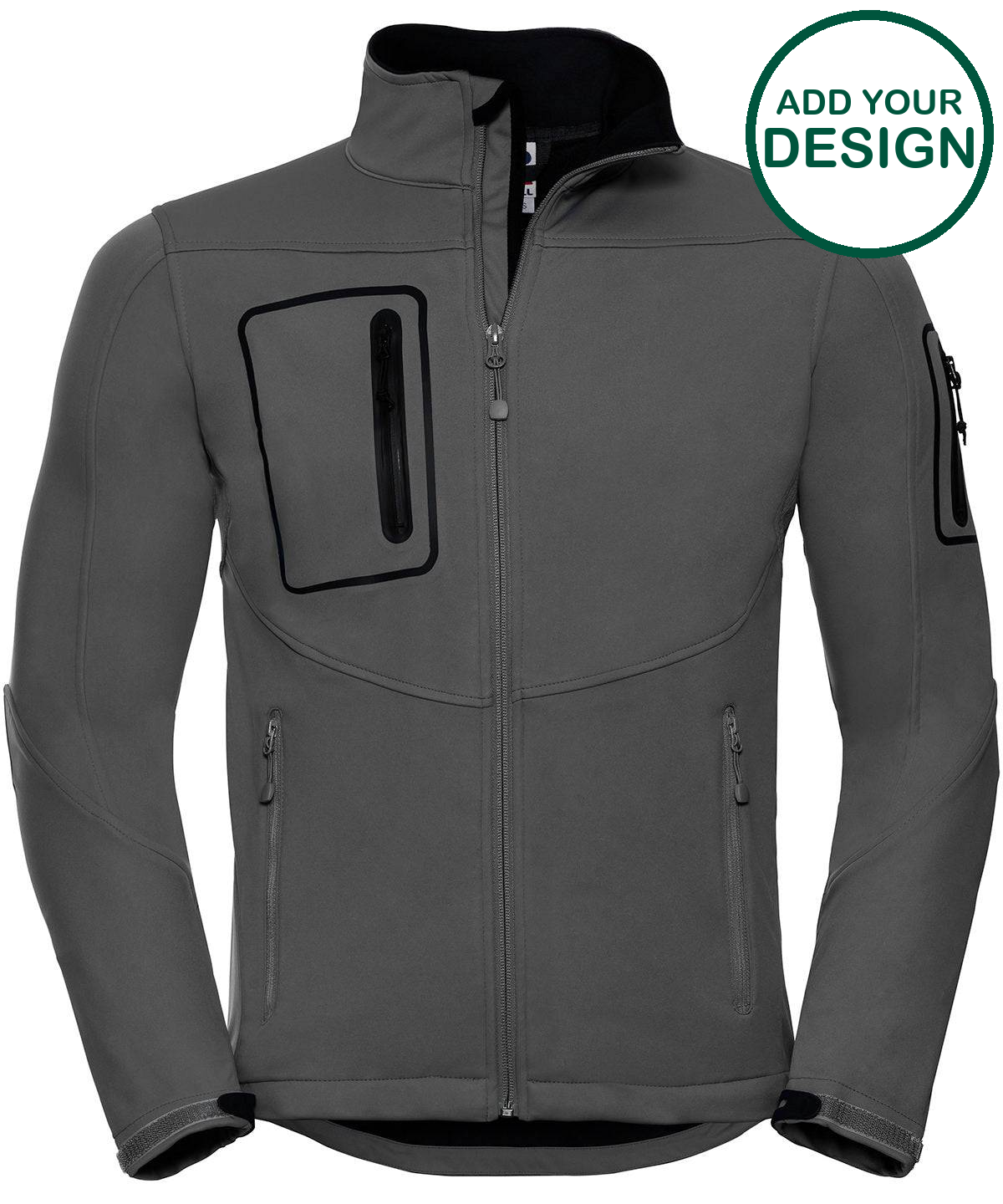 Russell Europe - Sports shell 5000 jacket - Titanium - Add Your Design ...