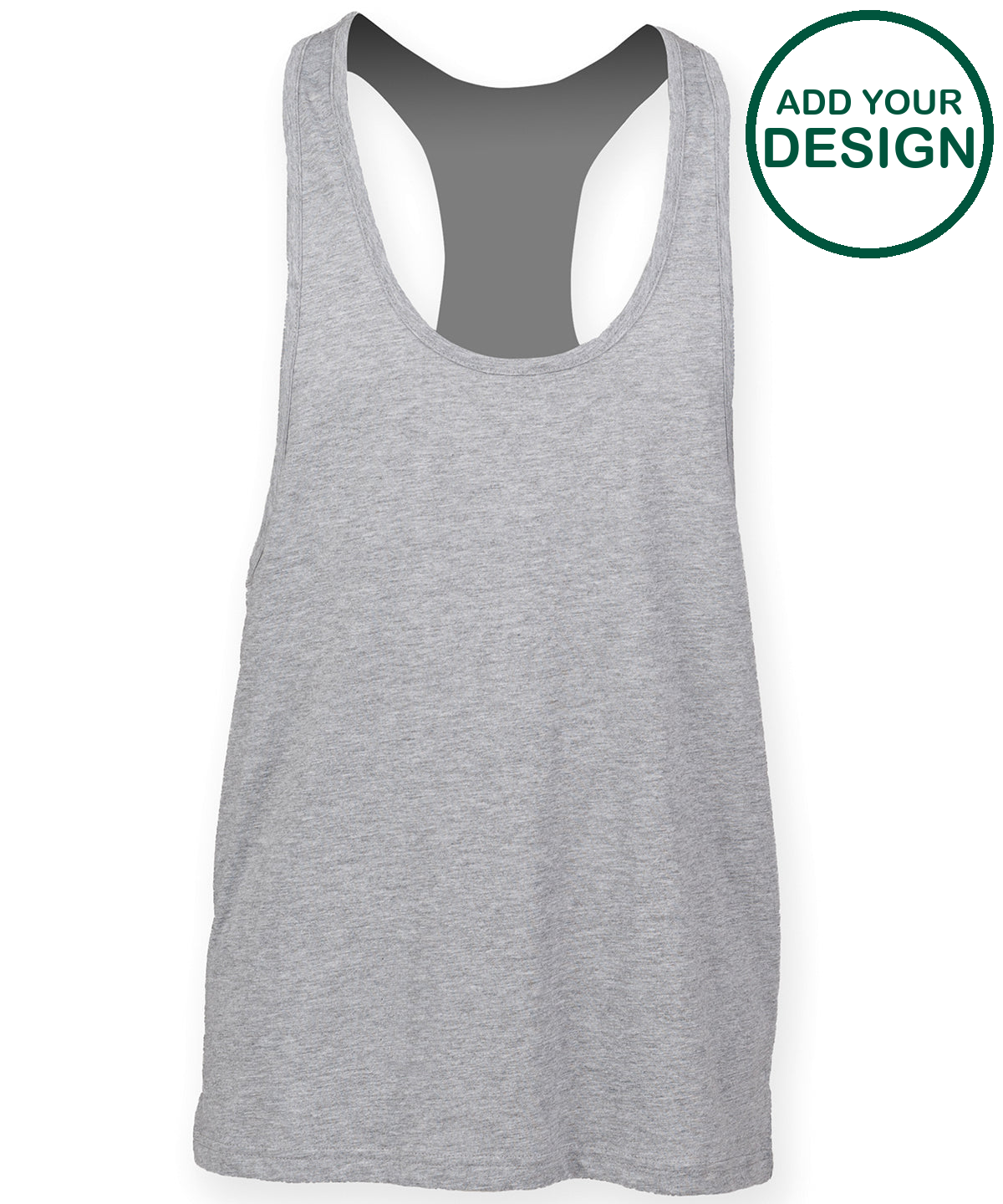 SF - Muscle vest - Heather Grey - Add Your Design/Logo – Workwear ...