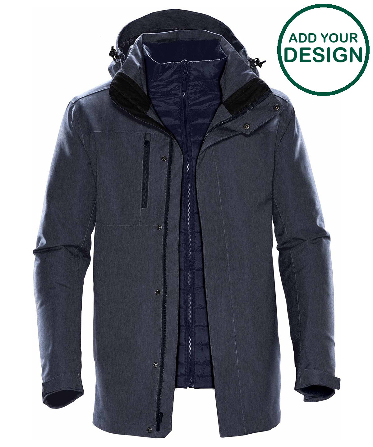 Stormtech - Avalante system jacket - Navy Twill - Add Your Design/Logo ...