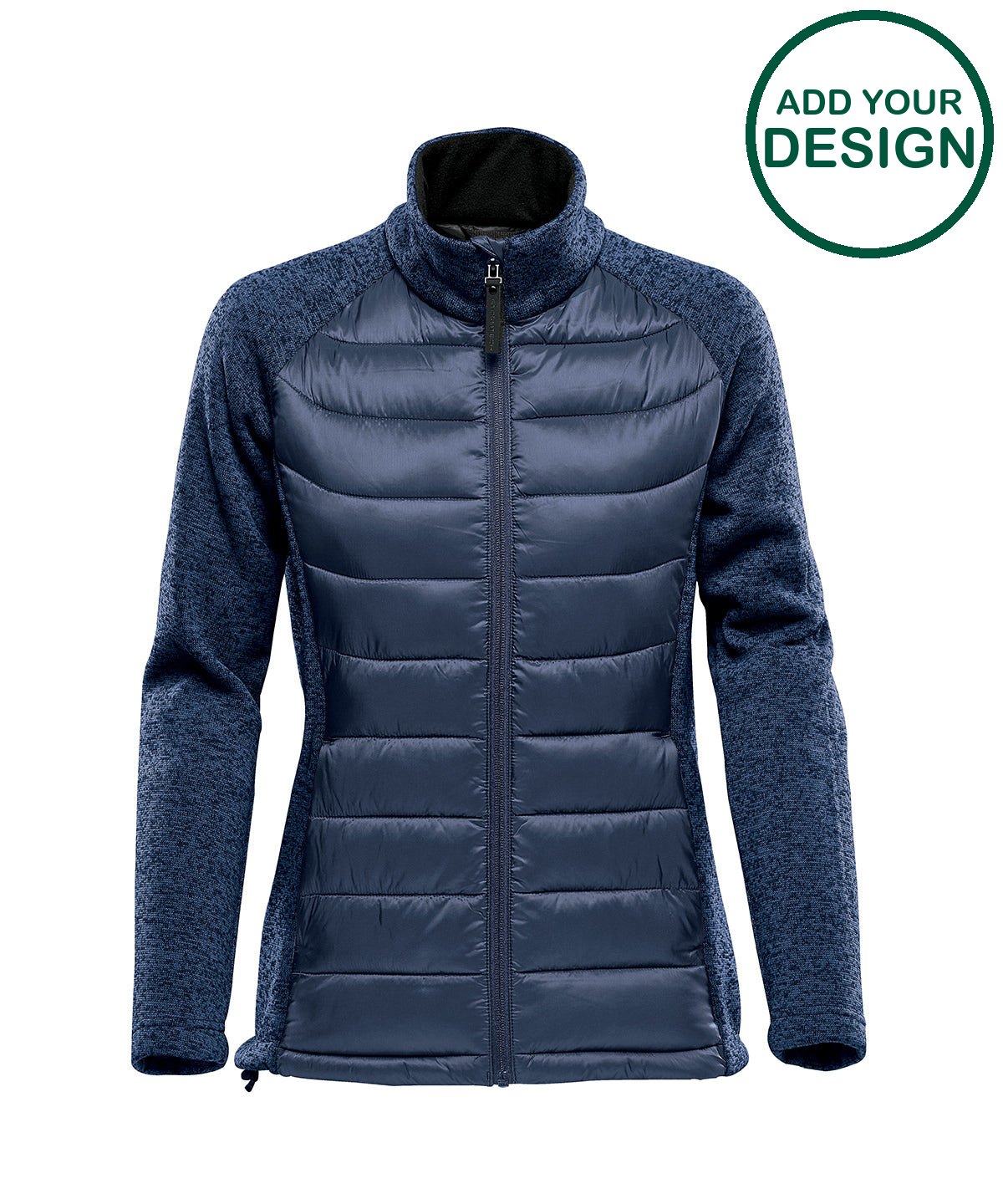 Stormtech - Womens Narvik hybrid jacket - Indigo/Indigo Heather - Add ...