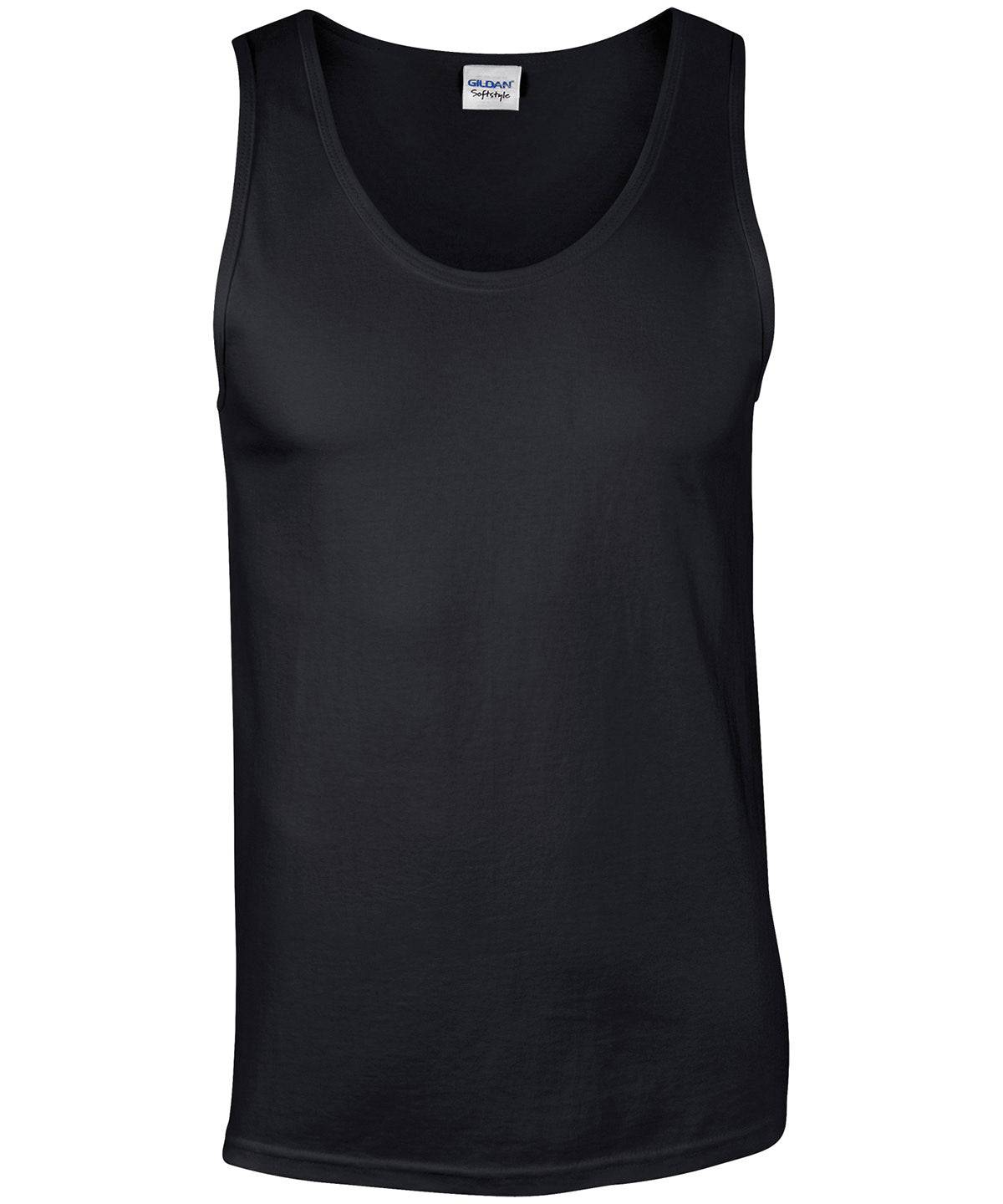 Gildan - Softstyle adult tank top - Black - Add Your Design/Logo ...