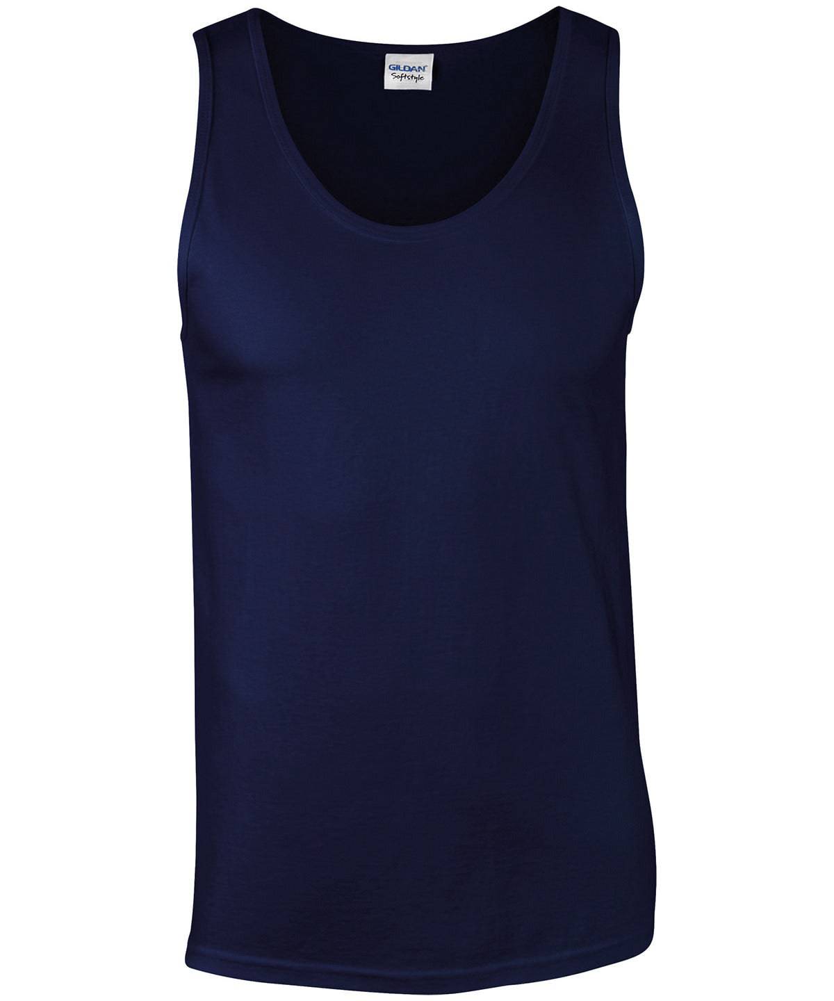 Gildan - Softstyle adult tank top - Navy - Add Your Design/Logo ...