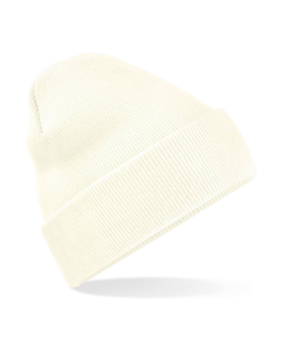 Beechfield - Original cuffed beanie - Soft White - Add Your Design/Log ...